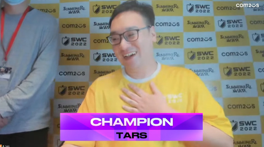 [SWC2022] 중국 대표 'TARS' 주쉬밍, 월드 파이널 우승